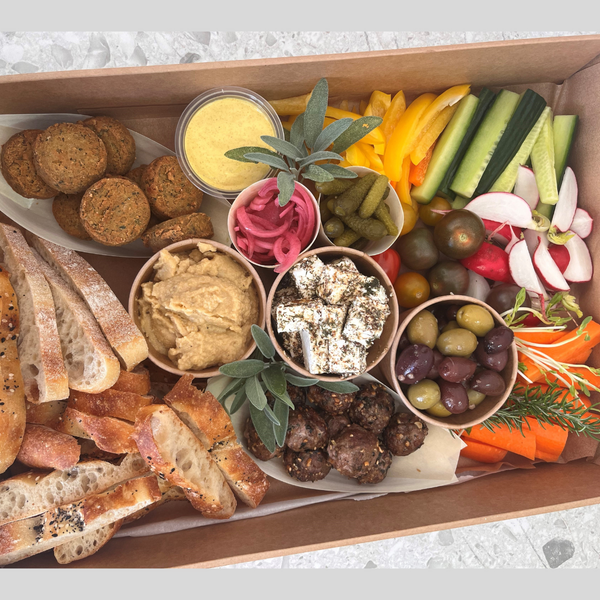 Mezze box (feed 10 -14 people) – Serious Gourmet
